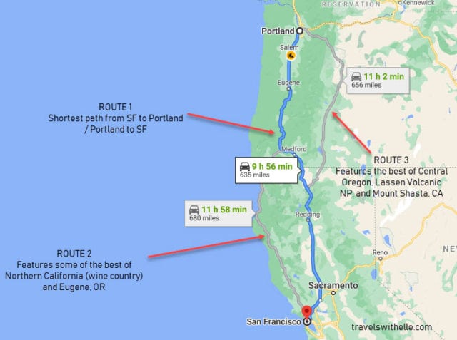 San Francisco To Seattle Road Trip: 55+ Stops You Can Make In Between ...
